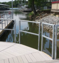 Dock Handrails - Floating Docks Manufacturing Company