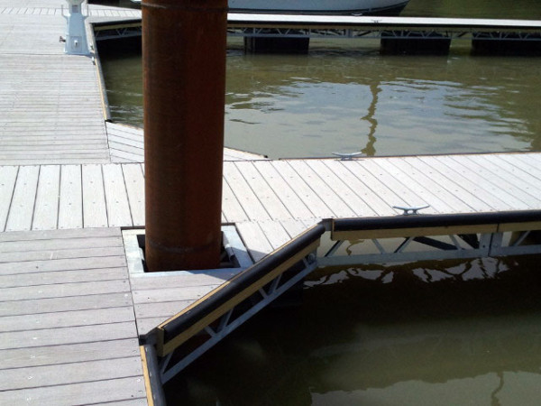 Corner Gusset Assembly - Floating Docks Manufacturing Company