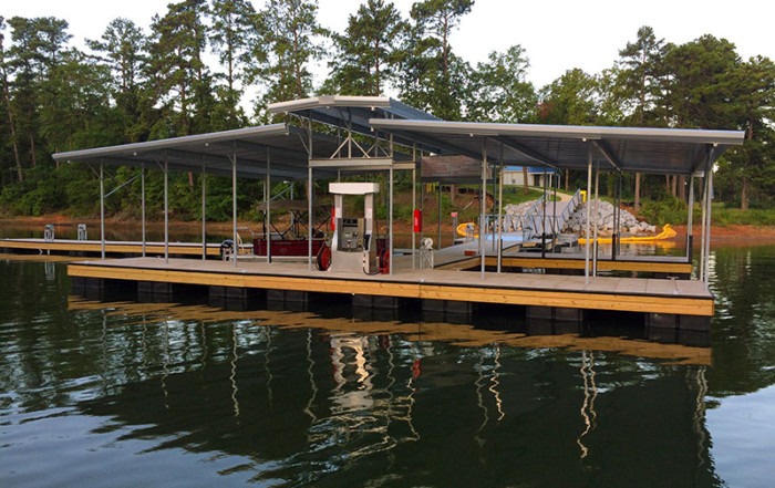 Floating Platforms & Fuel Docks - Floating Docks Manufacturing Company