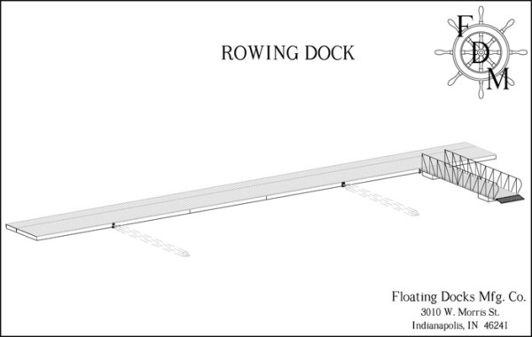 Rowing & Kayak Docks - Floating Docks Manufacturing Company